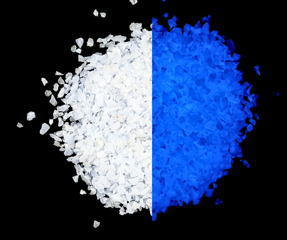 1-3mm Premium Grade Glow in the Dark Sand - Blue (powered by CORE Glow)