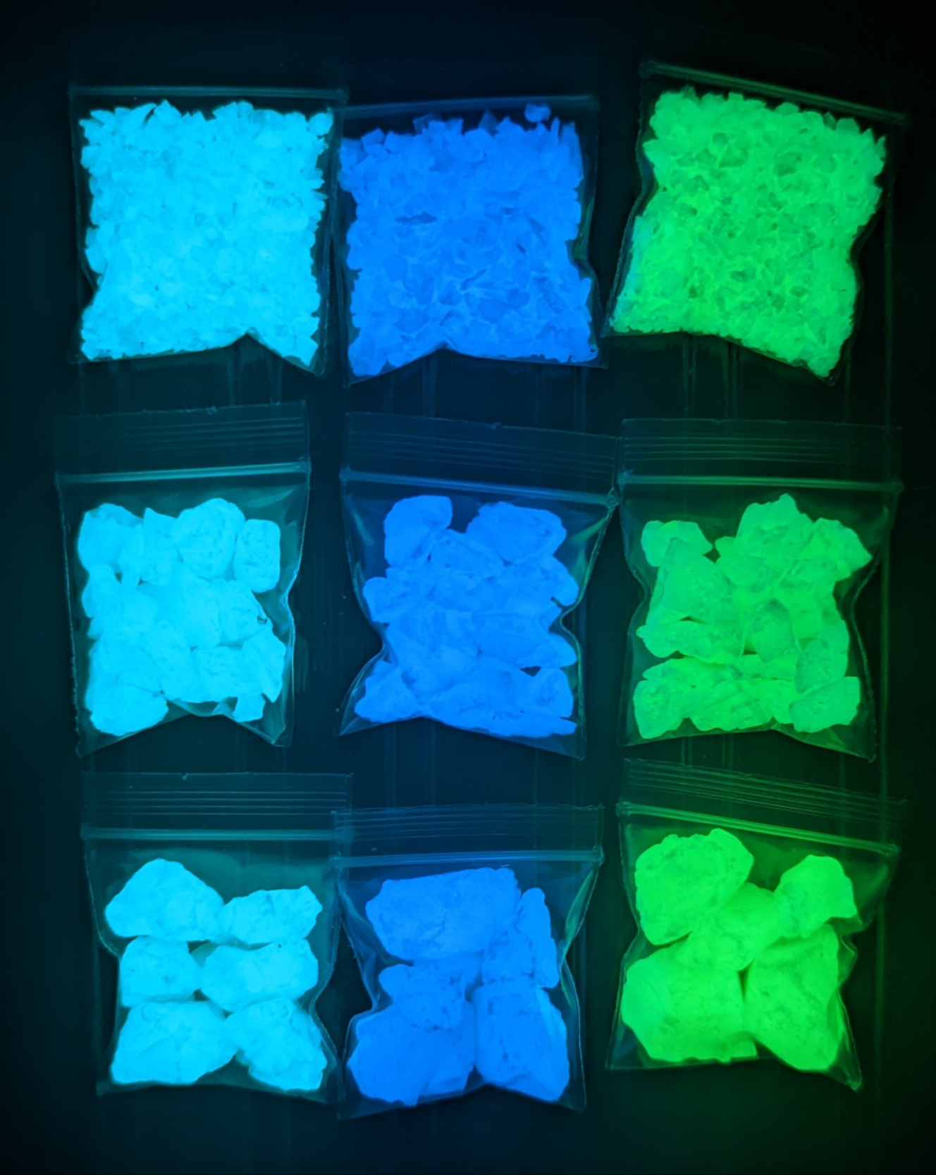 Sample Pack - Premium Grade Glow Rocks